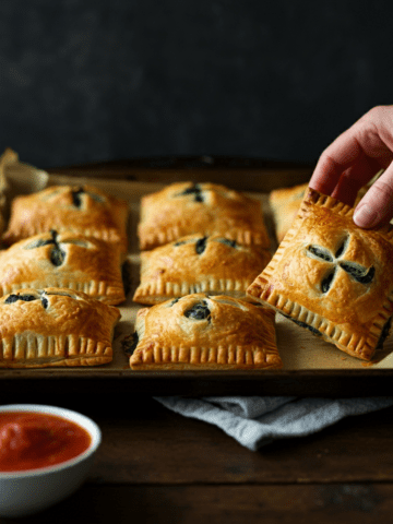 Addictive 3 Points Spinach Stuffed Pastry - Little Healthy Life