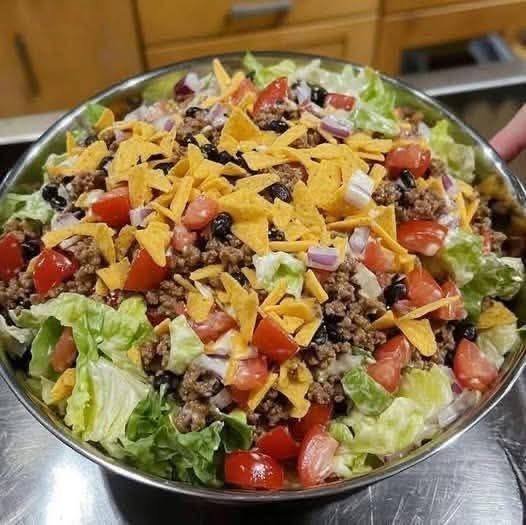 High-Protein Taco Salad Bowl – Little Healthy Life