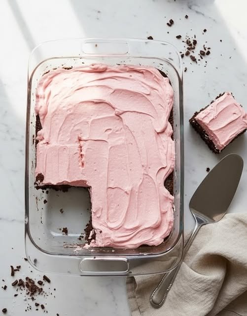 Zero Sugar Devil’s Food Cake with Strawberry Whipped Frosting – Little ...
