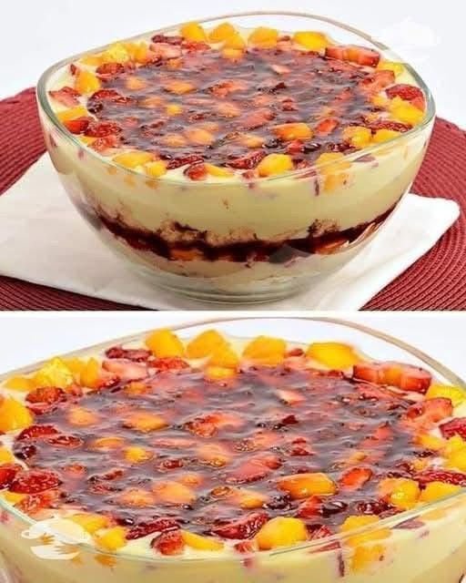 Fruit Custard Trifle Recipe – Little Healthy Life